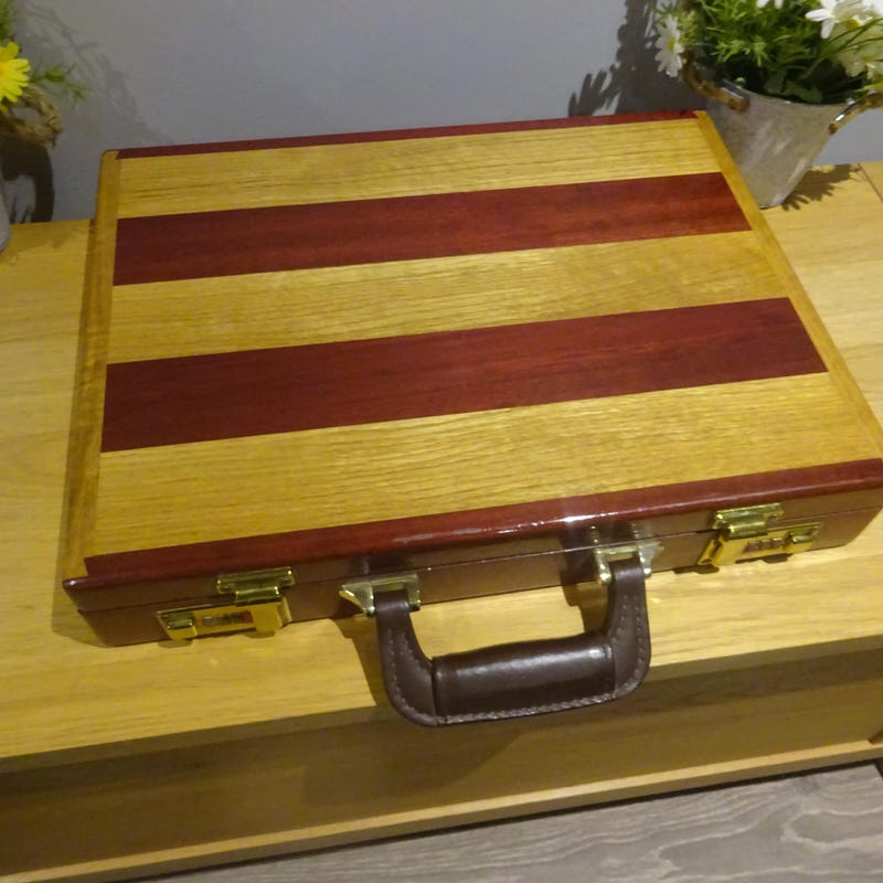 Wooden Briefcase - Etsy