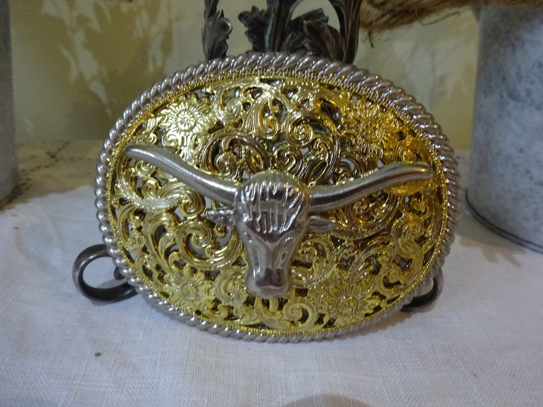 Rodeo Belt Buckle United States Belt Buckle Buffalo / Bison Buckle ...