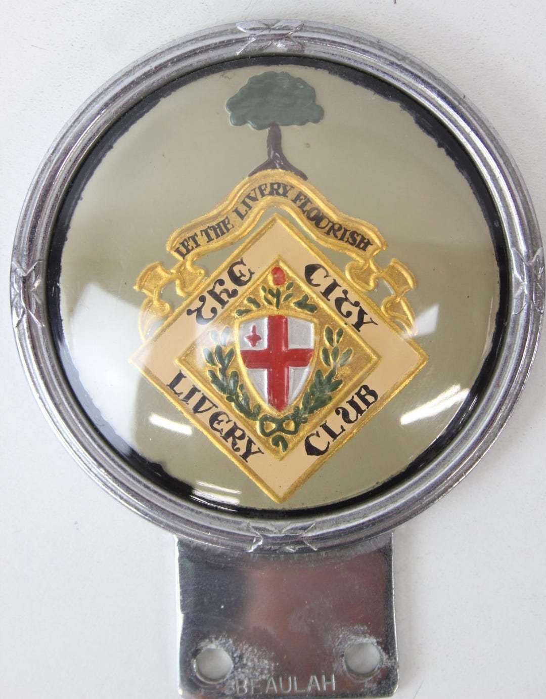 Vintage the City Livery Club Car Grill Badge # Let the Livery Flourish ...