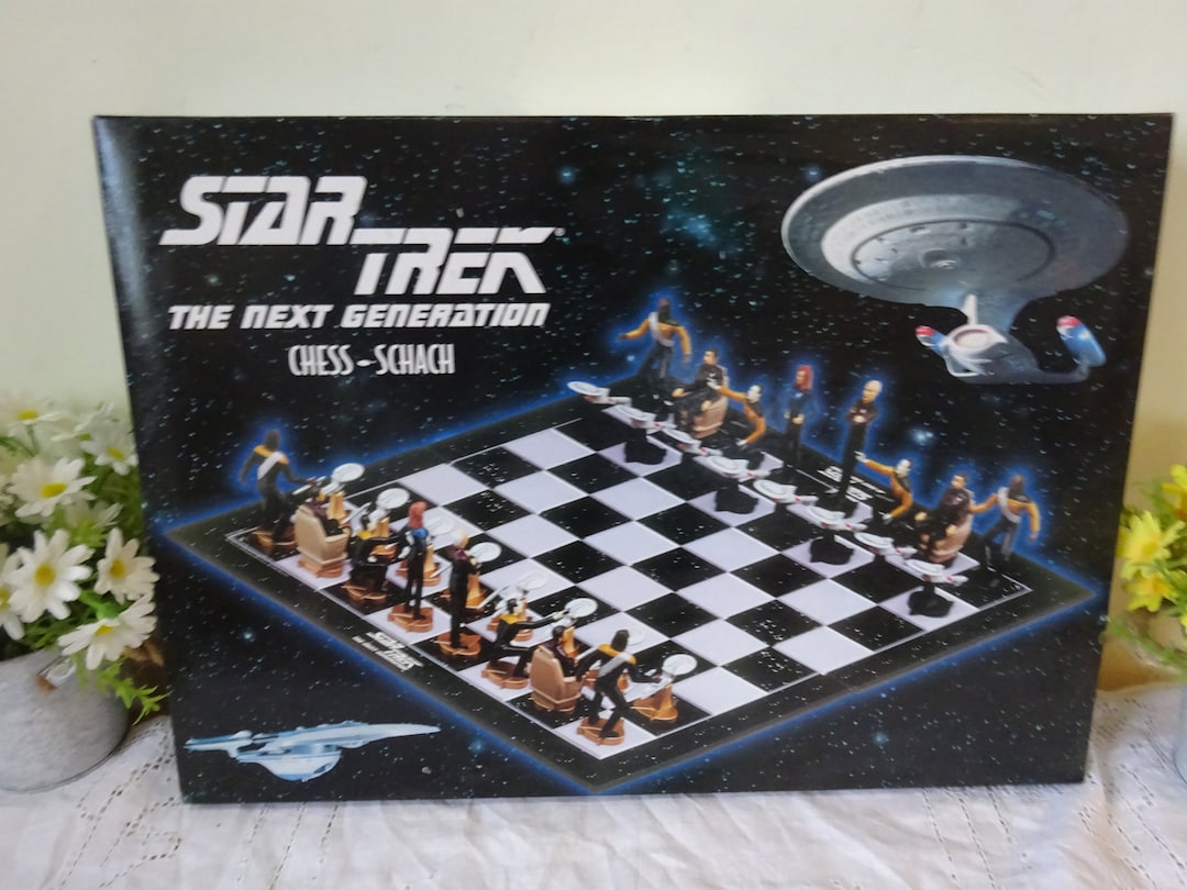 Vintage Star Trek Chess Set Next Generation 1999 in New - Etsy