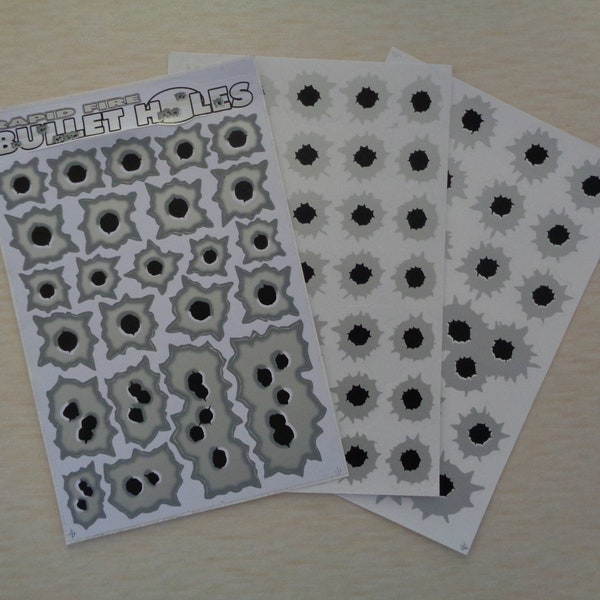 Bullet Hole Decal - Etsy UK