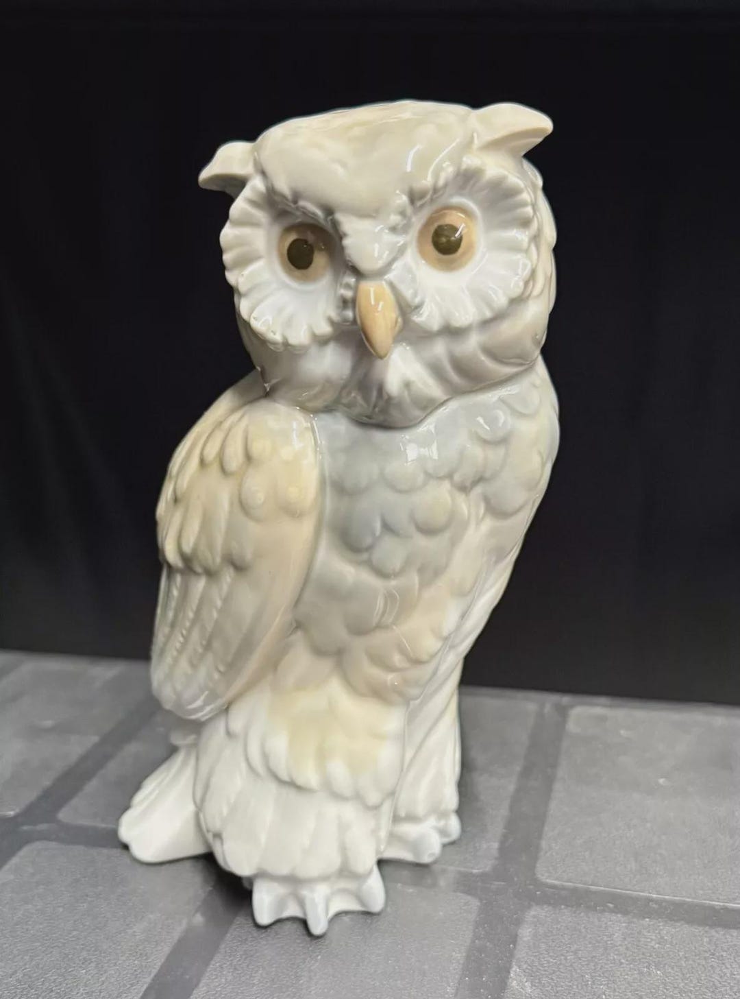 Stunning Nao Lladro Large Figurine Owl Model Numbered Stamped 18cm High ...