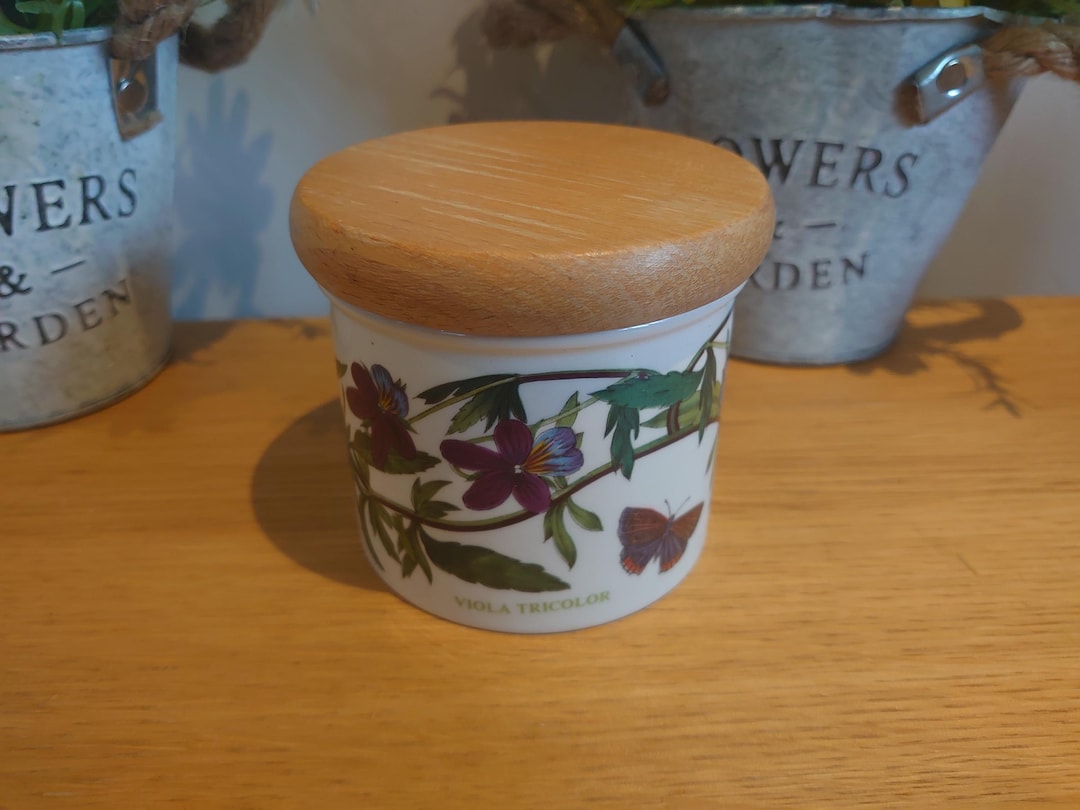 Portmeirion Pottery Storage Jar Botanic Gardens Kitchen Storage With ...
