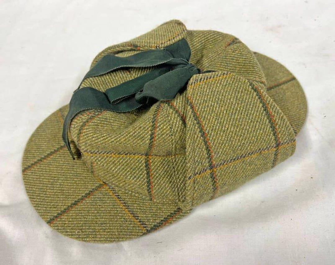 Genuine Lock & Co Hatters Tweed Deerstalker Hat in Lovely Condition ...