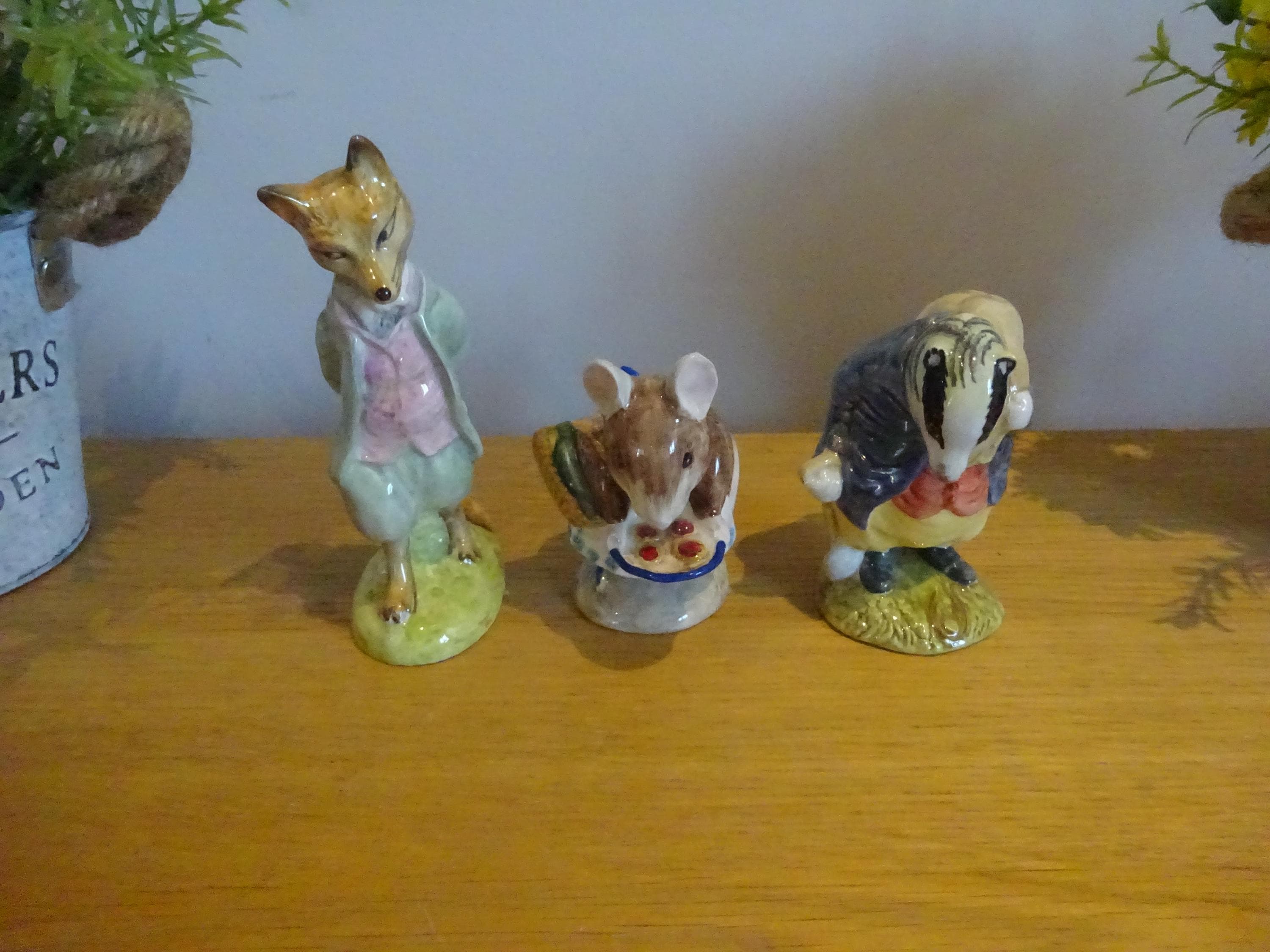 Vintage John Beswick Beatrix Potter Figures Foxy Whiskered Gentleman ...
