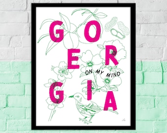 Georgia on My Mind - Etsy