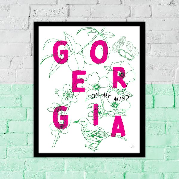 Georgia on My Mind - Etsy