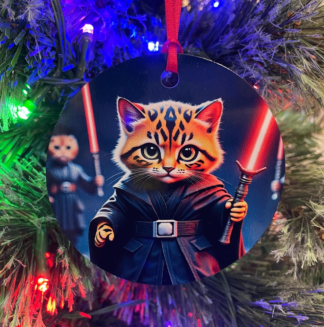 Cat Anakin Sith Ornament - Darth Kitty, Star Wars, Darth Vader, Luke ...