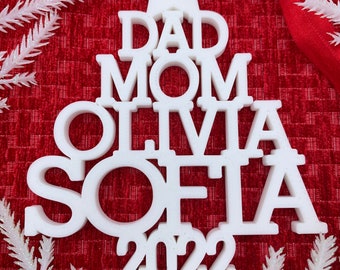 Family Tree 3d Print - Etsy