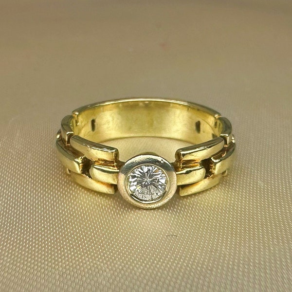 German Diamond Engagement Ring - Etsy