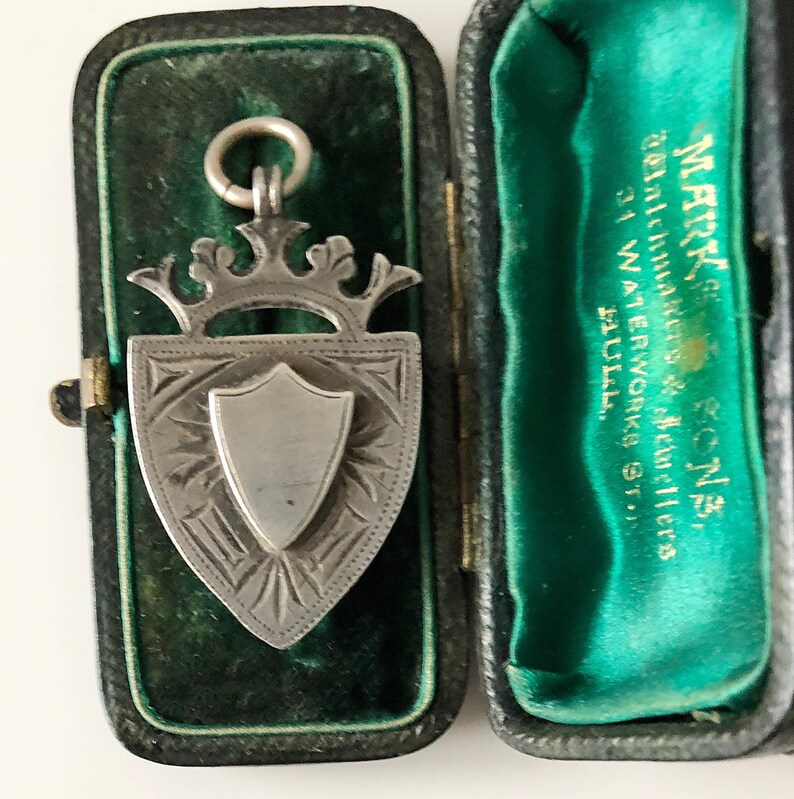 Vintage Sterling Medal British Hallmarks | Etsy