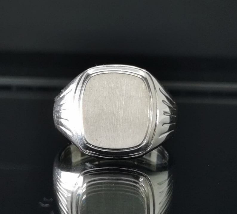 Antique German Ring Silver Signet Ring Perfect for | Etsy