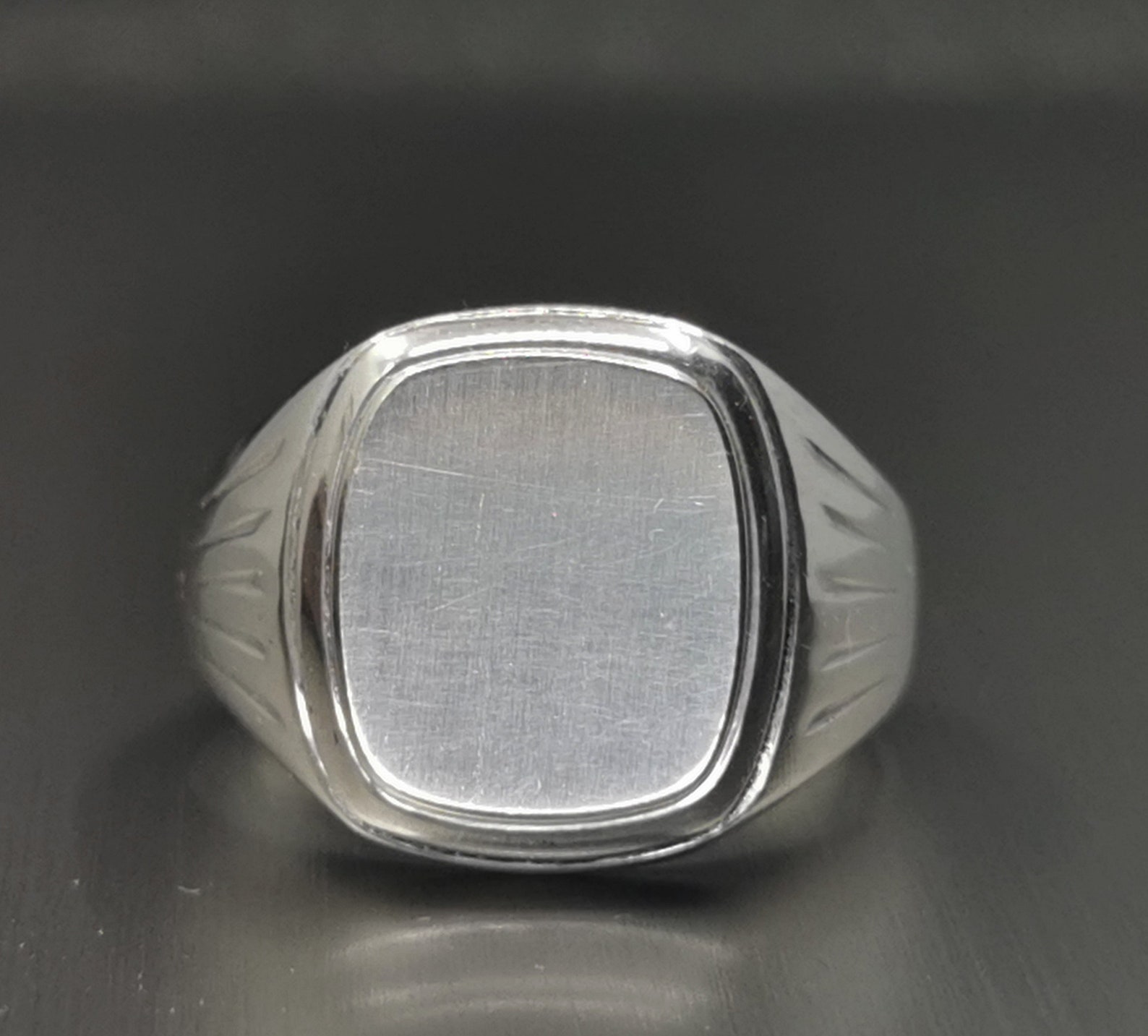 Antique German Ring Silver Signet Ring Perfect for | Etsy