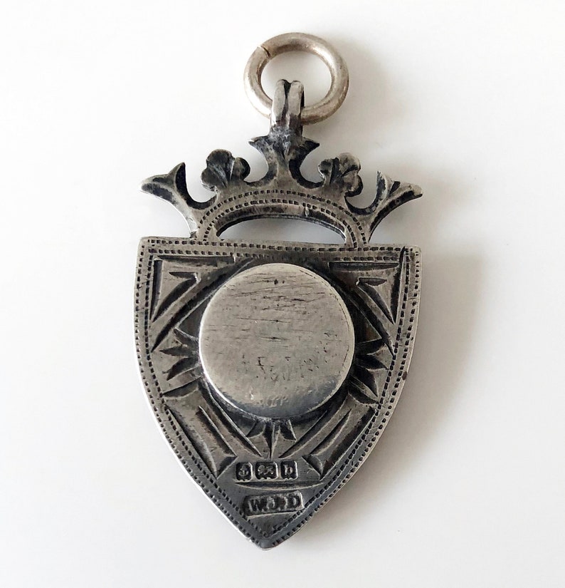 Vintage Sterling Medal British Hallmarks | Etsy