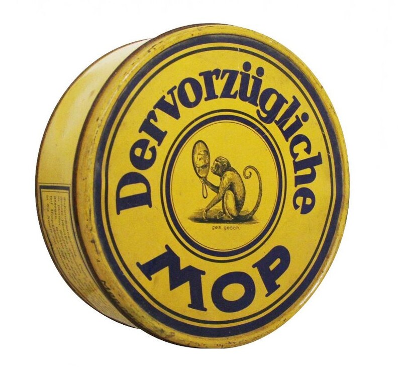 1930s Round Vintage German 'MOP' Monkey Advertising | Etsy