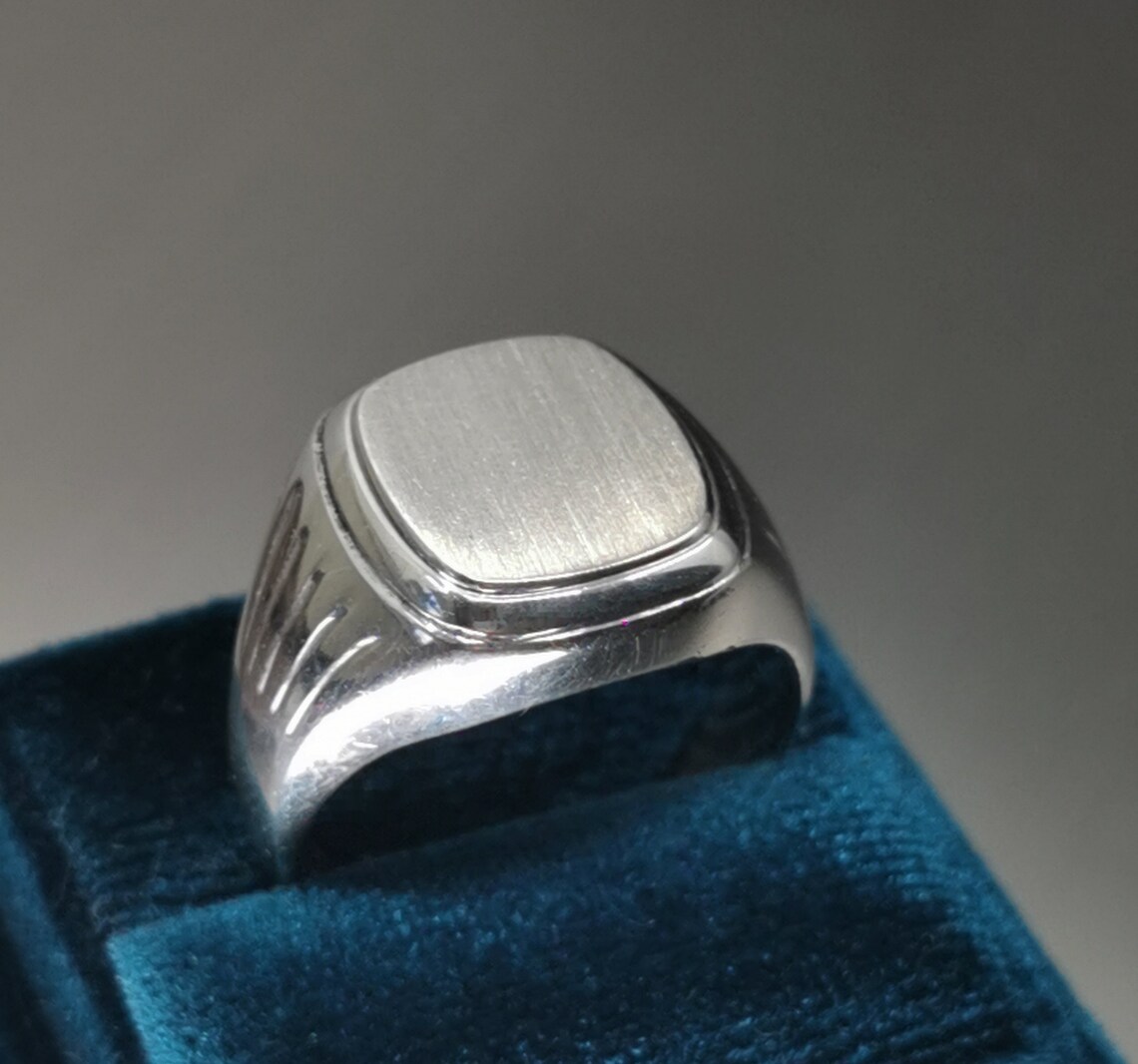 Antique German Ring Silver Signet Ring Perfect for | Etsy