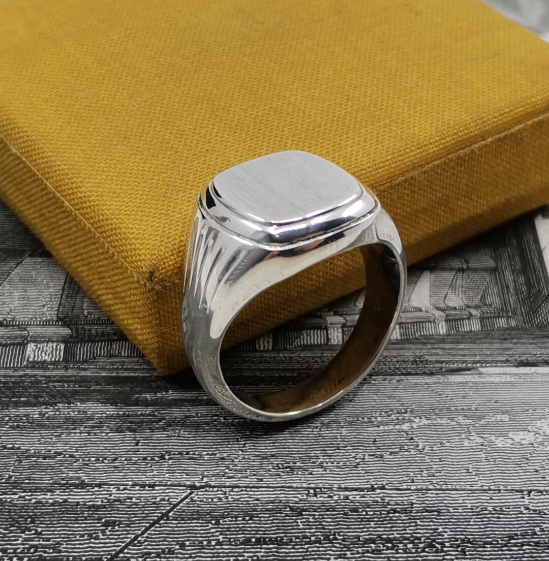 Antique German Ring Silver Signet Ring Perfect for - Etsy