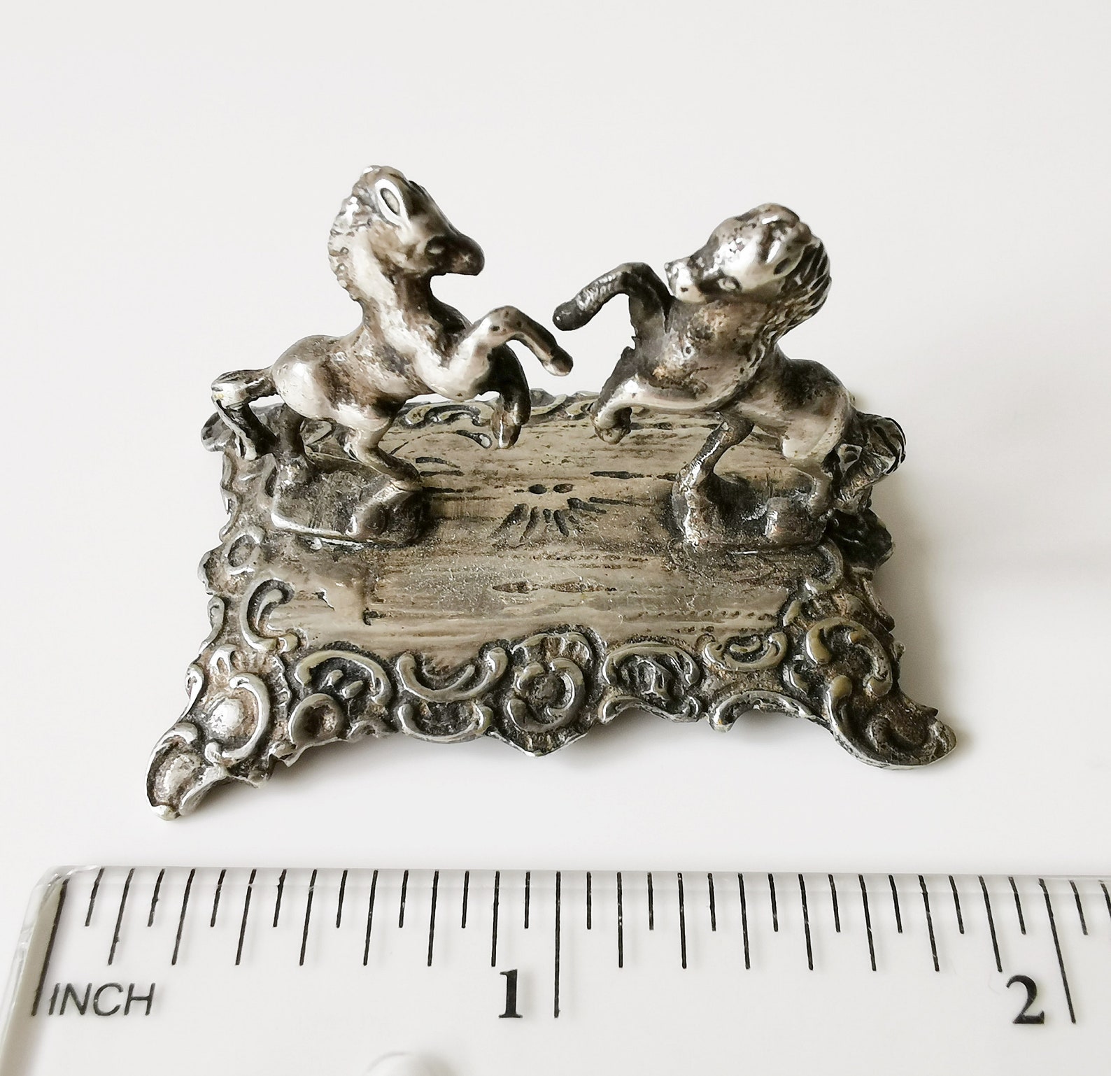 Rare Antique German Hand-made Miniature Silver Sculpture | Etsy