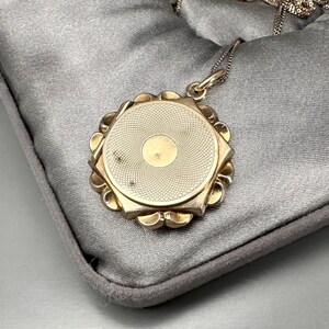 Antique Art Deco Locket, German Silver Locket Pendant, Photo Locket ...