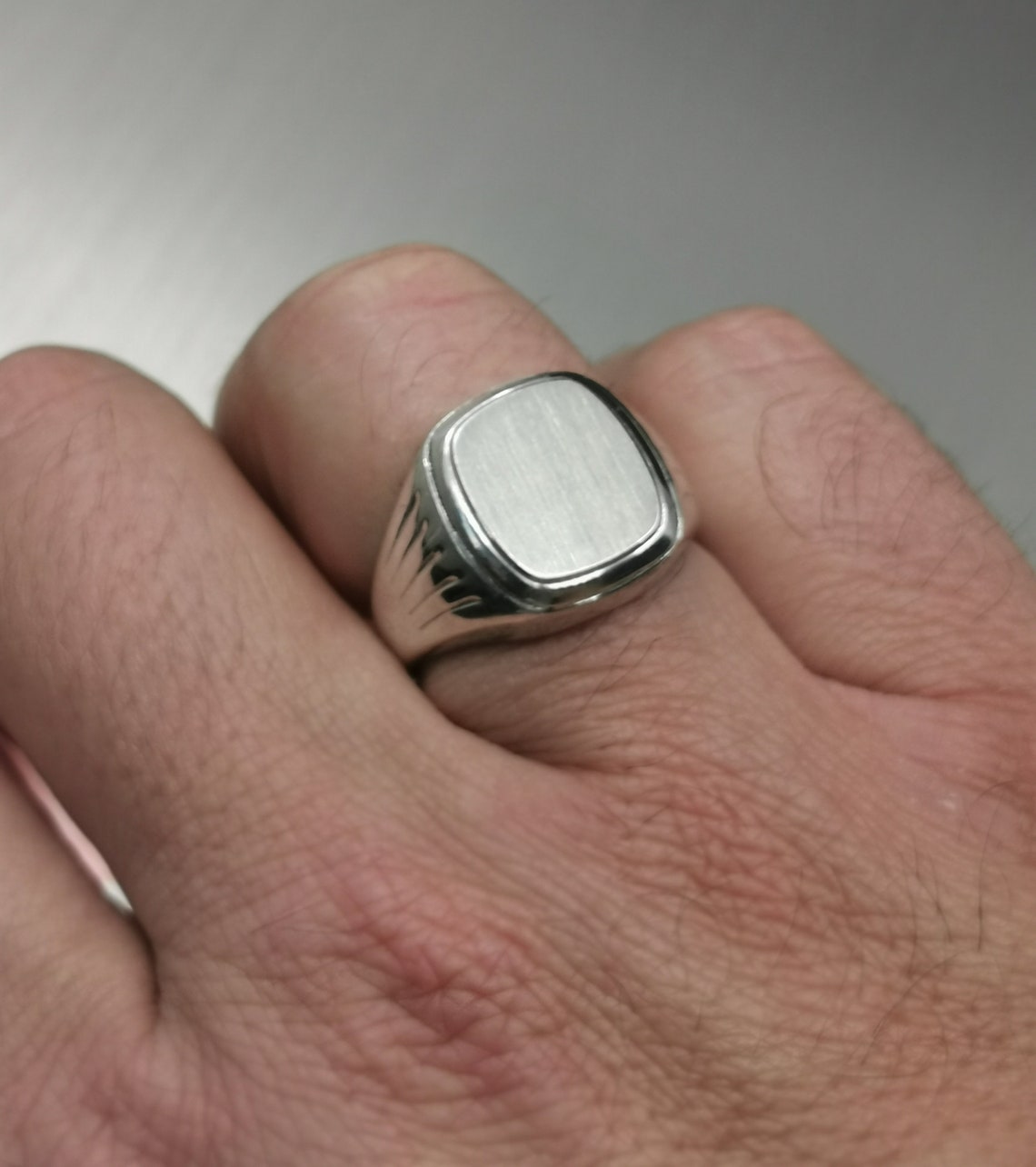 Antique German Ring Silver Signet Ring Perfect for | Etsy