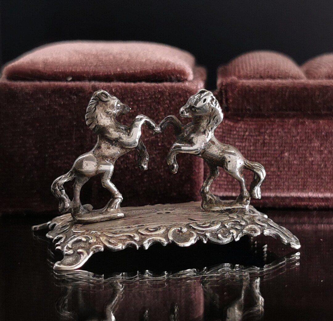 Rare Antique German Hand-made Miniature Silver Sculpture - Etsy