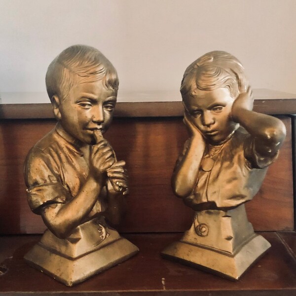 Esco Chalkware Statue - Etsy