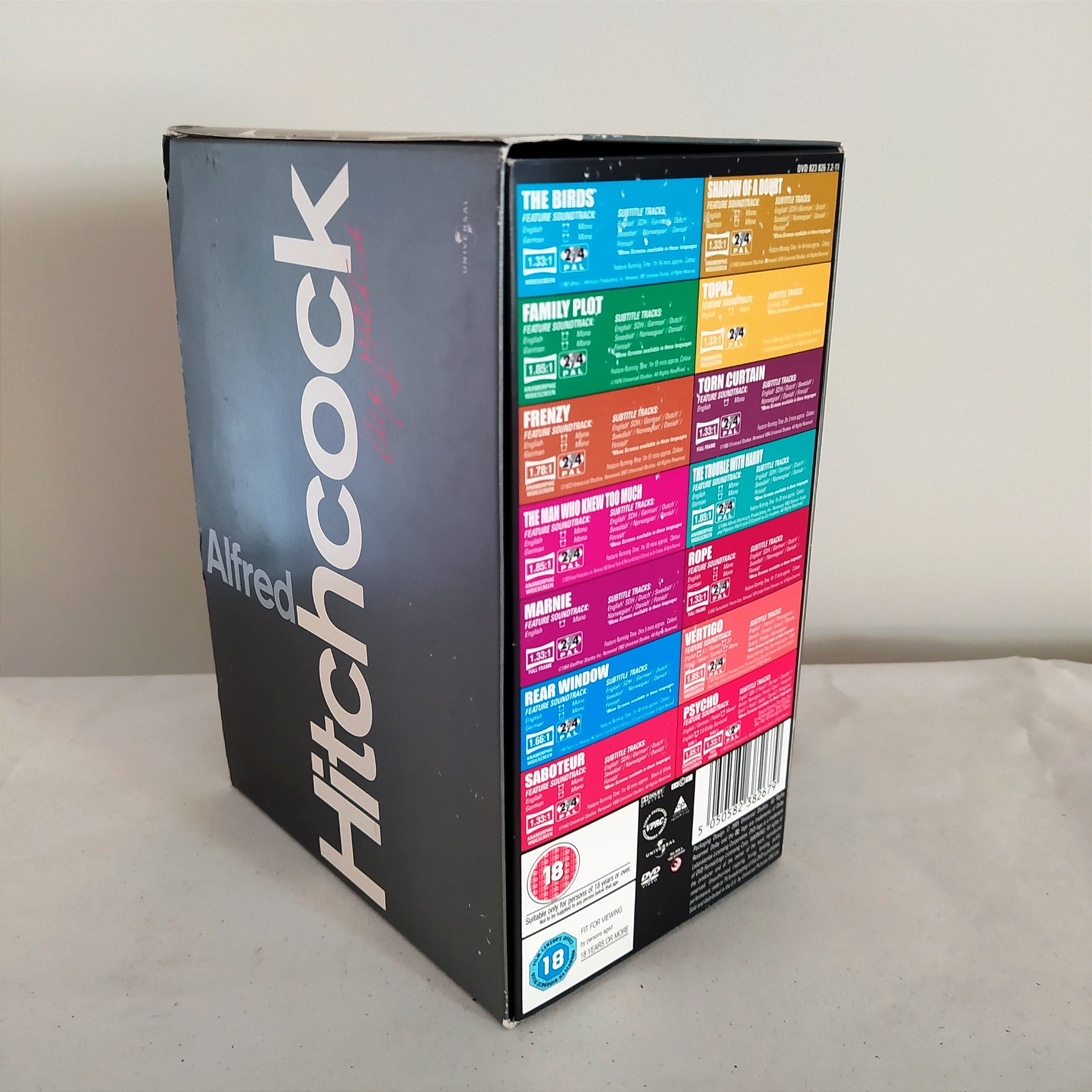 Alfred Hitchcock Boxed DVD SET,14 Movies, MINT Condition. - Etsy