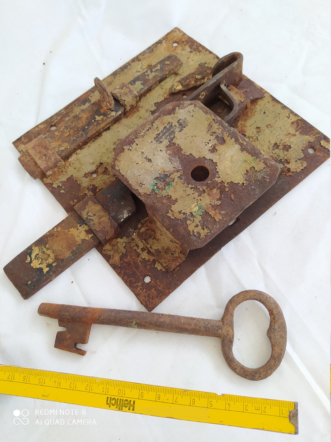 Handforged Antique Lock.1800's Blacksmith Forged Lock With Key. - Etsy