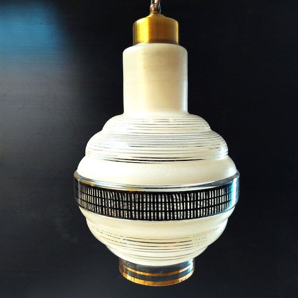 Blown Glass Pendant Light - Etsy