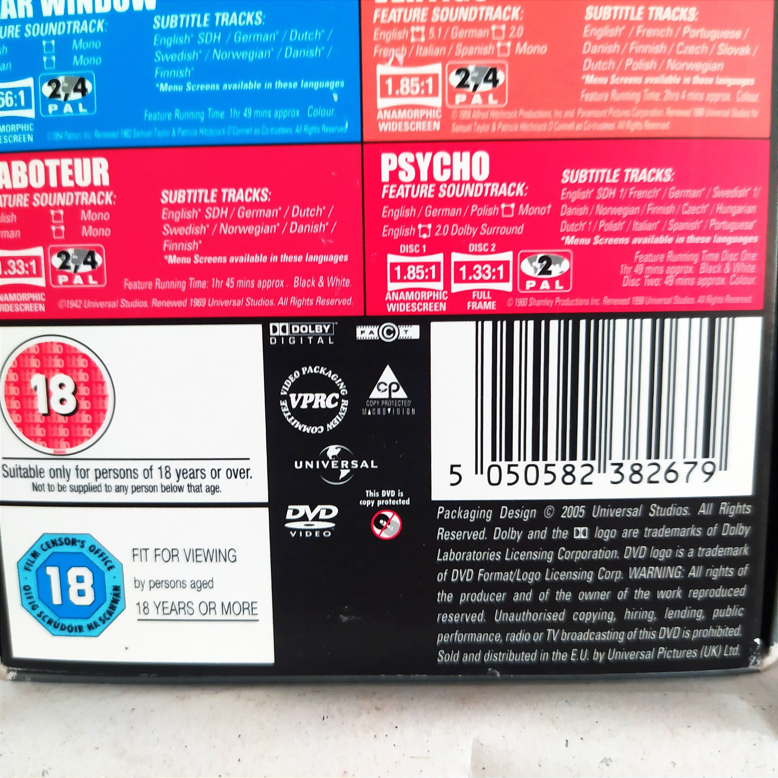 Alfred Hitchcock Boxed DVD SET,14 Movies, MINT Condition. - Etsy