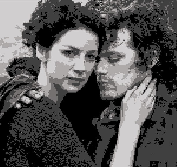 Jamie Fraser and Claire Fraser / Sam Heughan and Caitriona Balfe ...