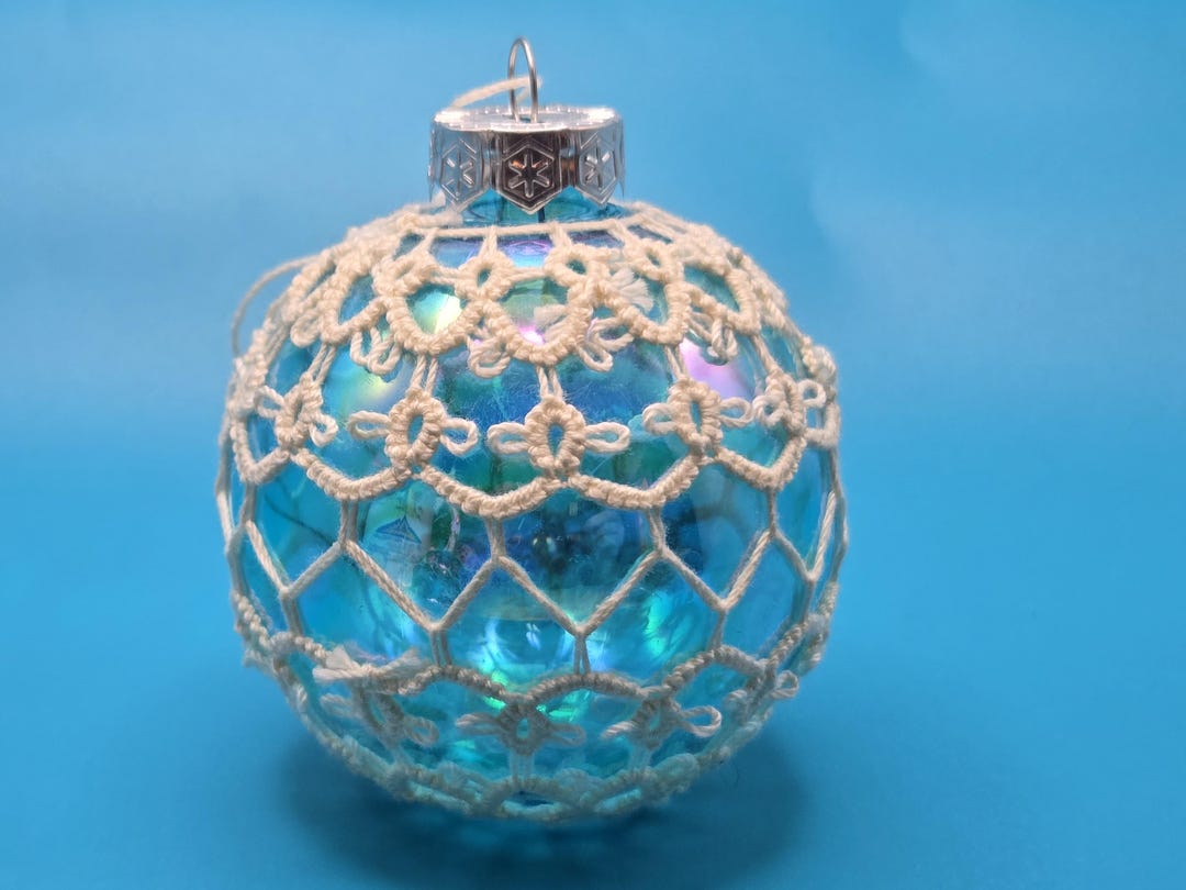 Small Tatted Christmas Balls - Different Colors - Etsy