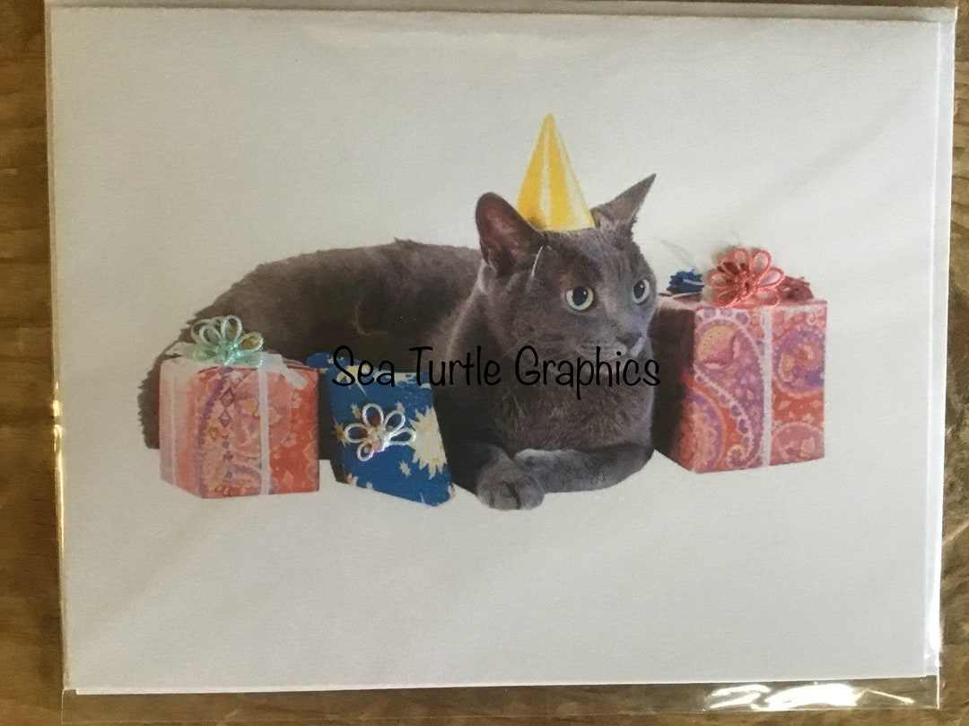 Tatted Notecards - Cat Birthday - Etsy