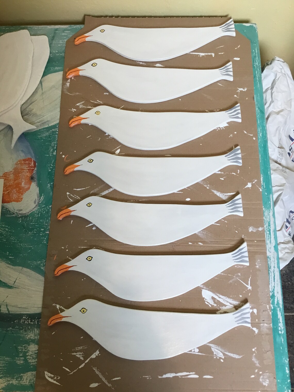 Flying Wooden Seagull - Etsy