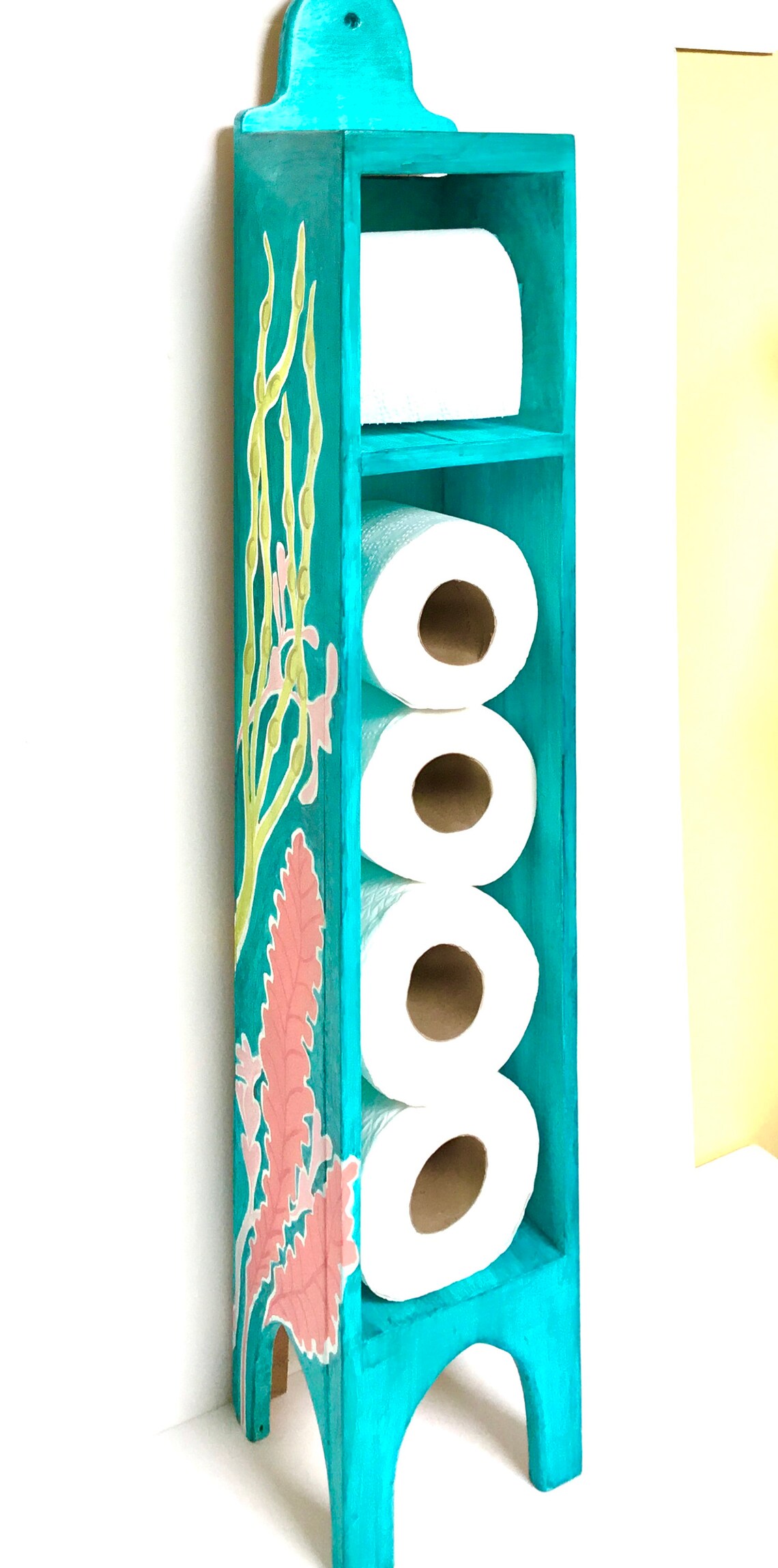 Wooden Loo Roll Holder - Etsy