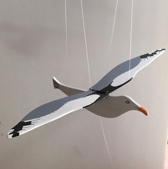 Flying Wooden Seagull - Etsy