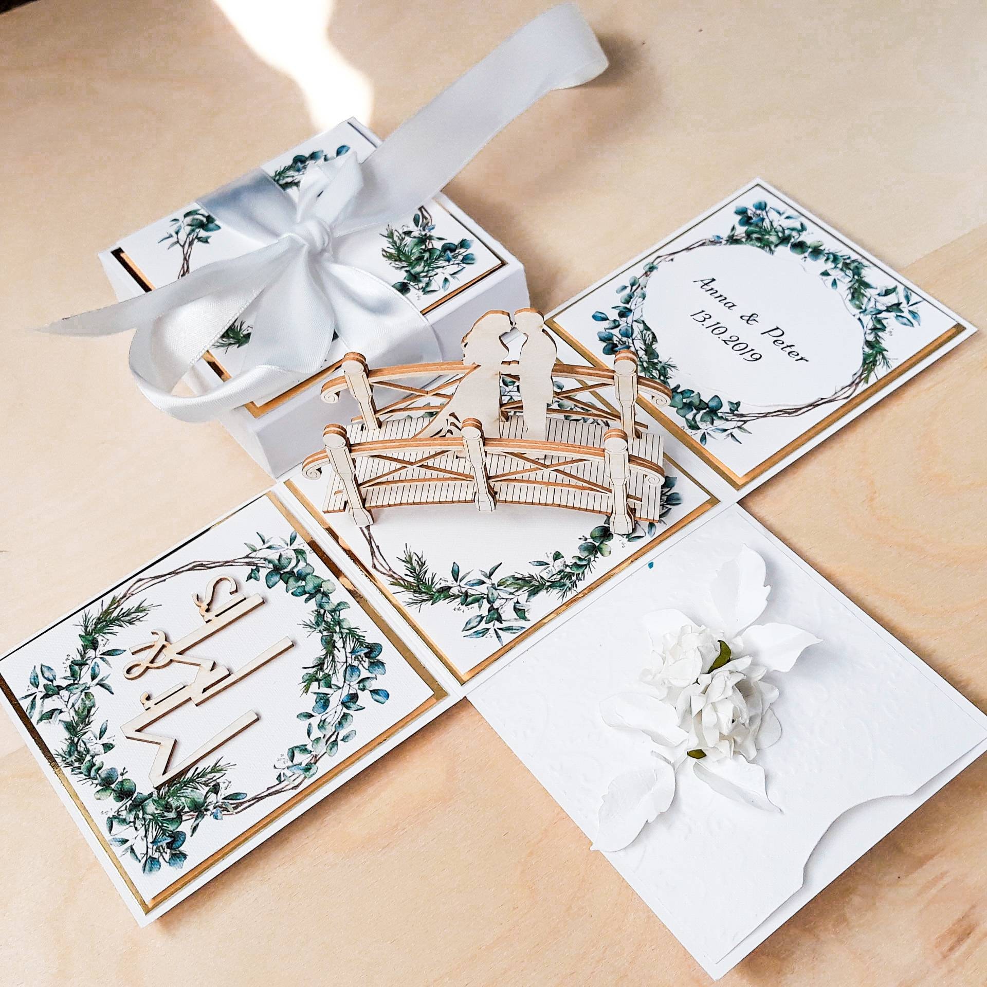 Exploding Box Wedding Invitations