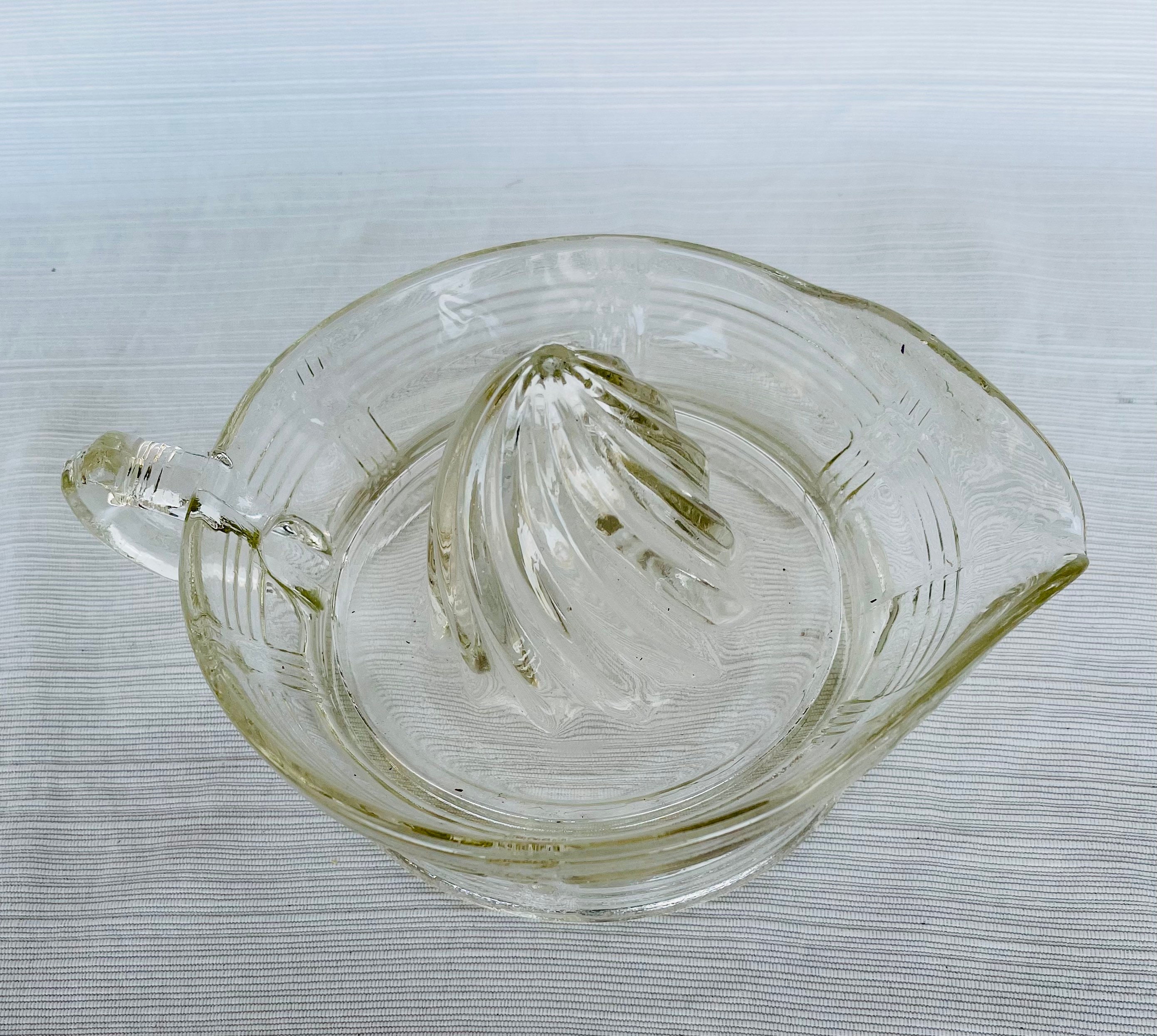 Citrus Reamer/ Citrus Juicer/ Vintage Reamer/ Clear Reamer/ Hazel Atlas ...