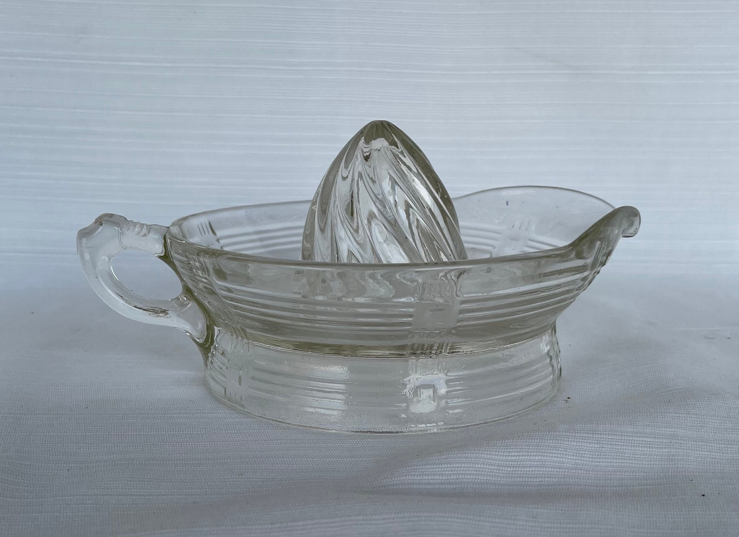 Citrus Reamer/ Citrus Juicer/ Vintage Reamer/ Clear Reamer/ Hazel Atlas ...