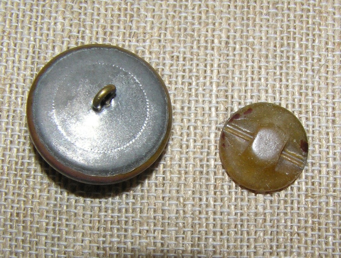 Antique Horn Buttons - Both of Roman Soldiers' Heads - Etsy
