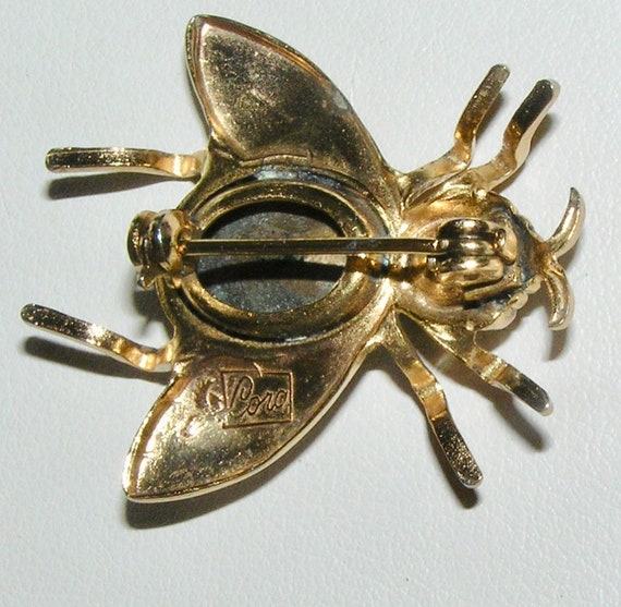 CORO Pegasus Vintage Mid-Century Insect Pin/Brooch wi… - Gem