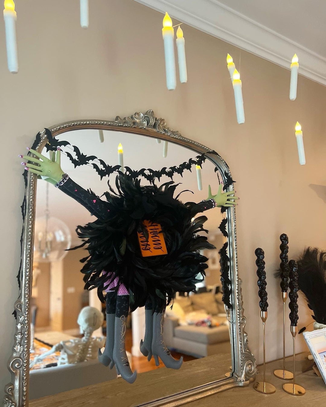 RTS Handmade Witch Arms & Legs - Halloween Home Decor - Witch Decor ...