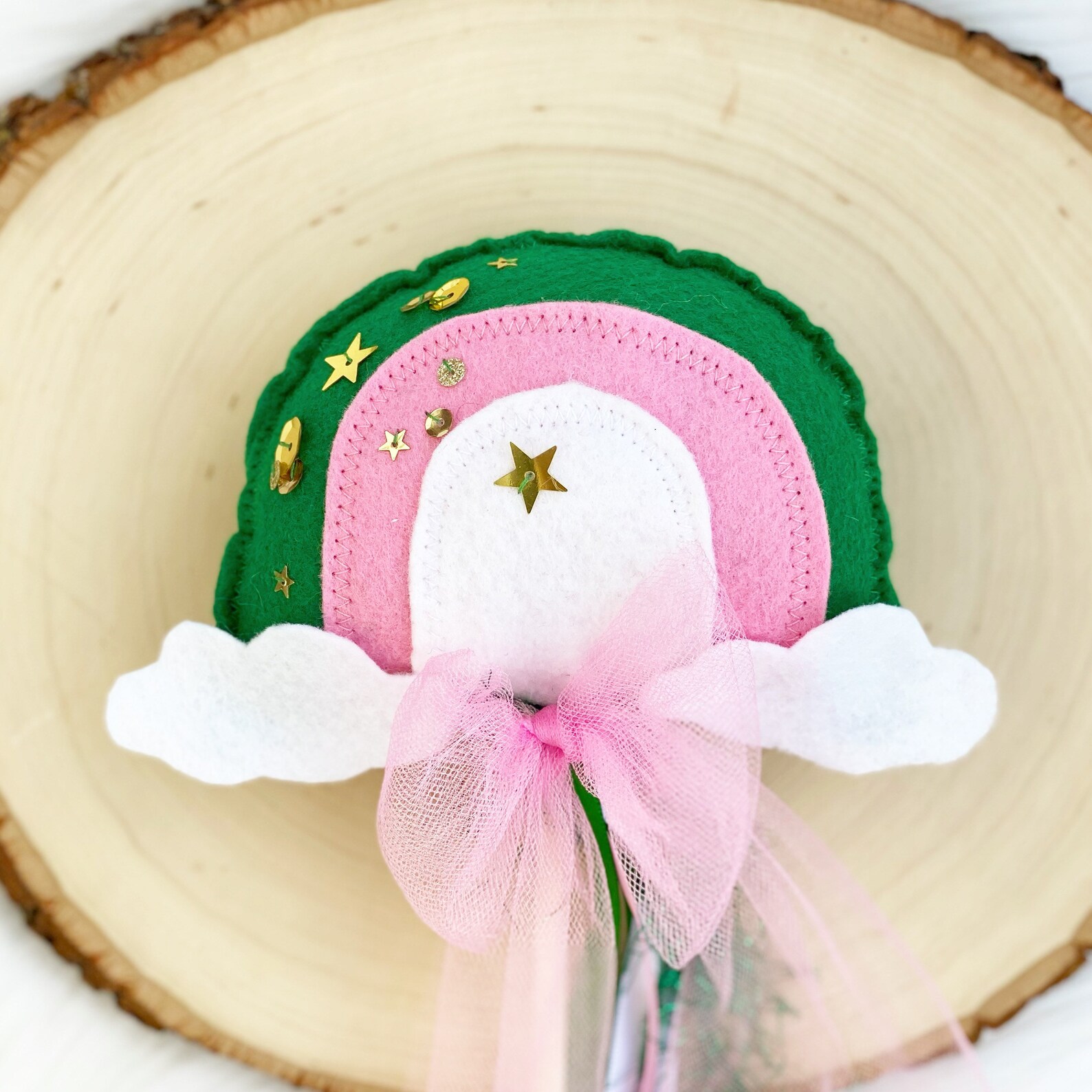 Felt Sequin Shamrock Wand - St. Patrick's Day Wand - Clover Shaker Wand ...