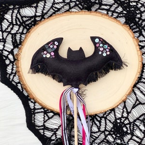 RTS Halloween Sequin Magical Wands - Bat Wand - Ghost Wand - Skeleton ...