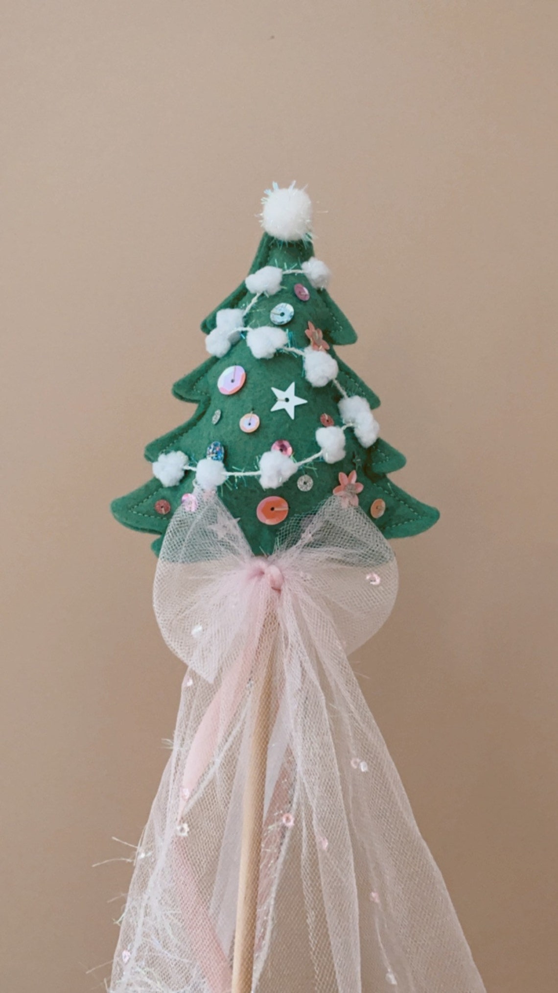 Christmas Tree Wand - Pine Tree - Playhouse Accessory- Holiday Wand ...
