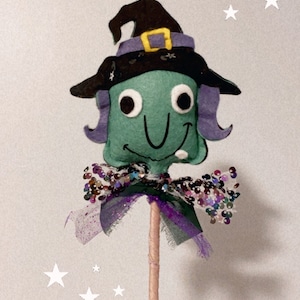 RTS Halloween Sequin Magical Wands - Witch Hat Wand - Mummy Wand ...