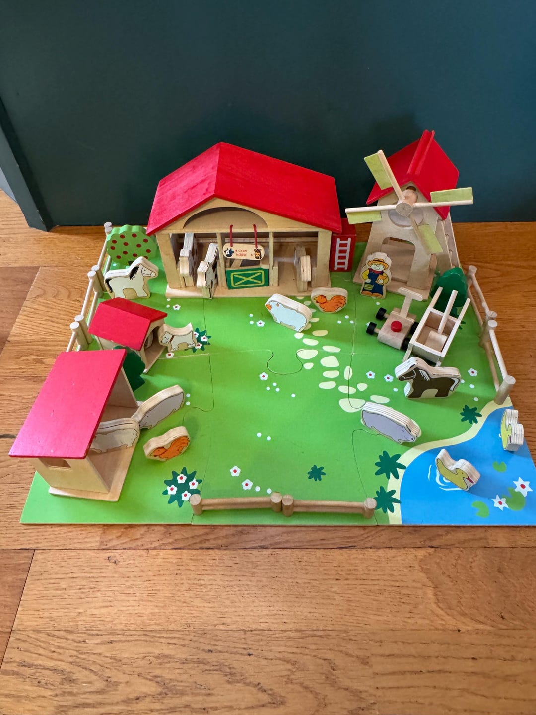 Wooden Farm Yard Children’s Toys - Etsy