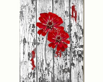 Red Wall Decor | Etsy