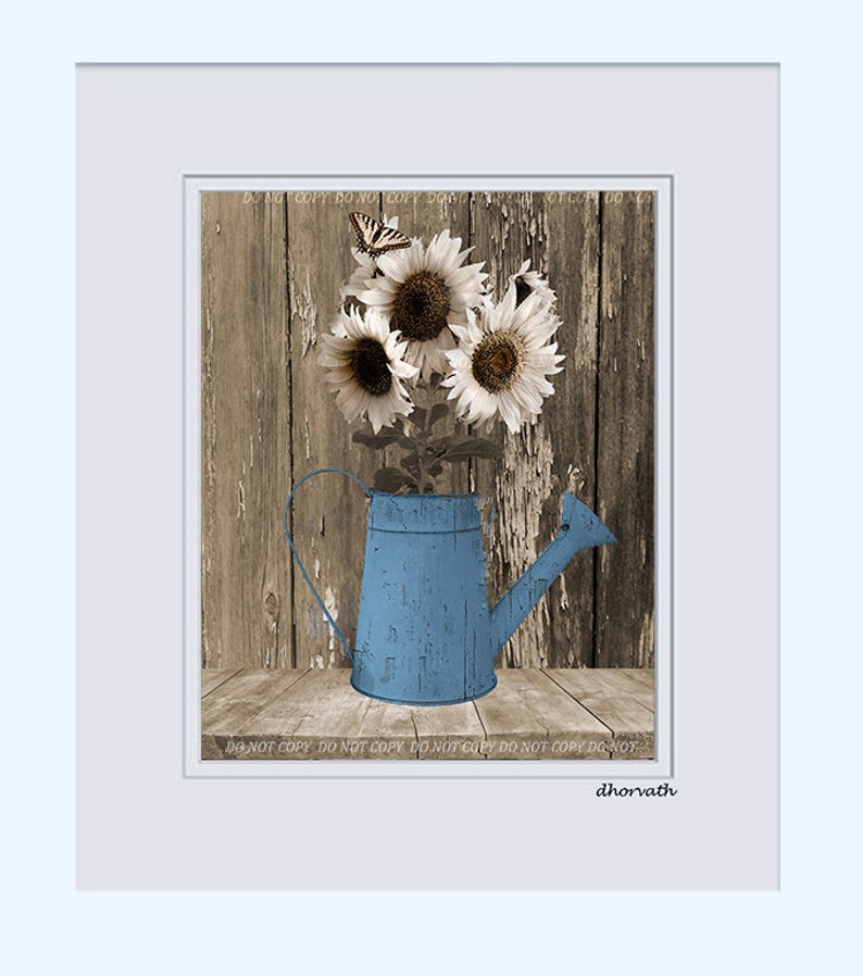 Rustic Bathroom Decor Daisy Flowers in Bathtub Farmhouse - Etsy