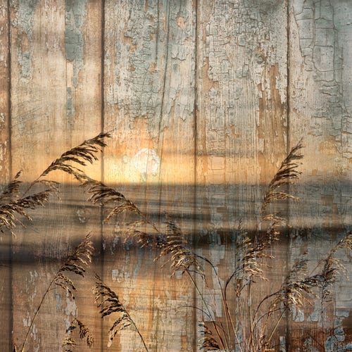 Rustic Coastal Wall Art Beach Ocean Sunset Home Decor - Etsy